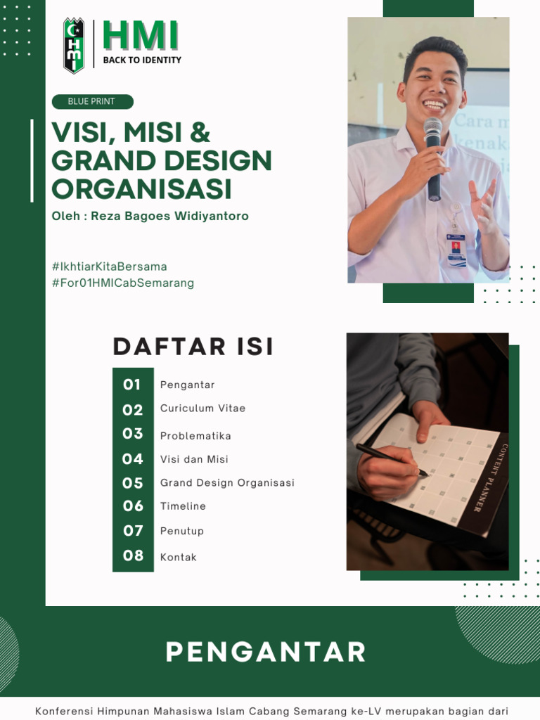 Visi, Misi Dan Gdo Hmi SMG Back To Identity | PDF