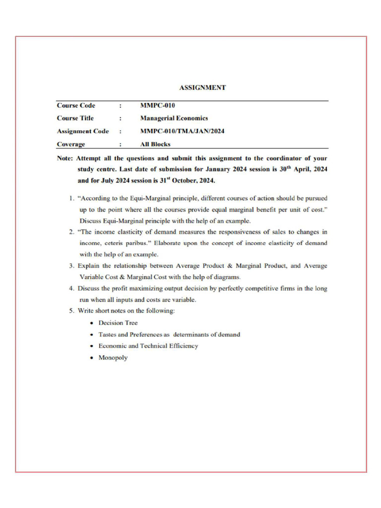 MMPC 010 23-24 @assignment - Solved - IGNOU | PDF