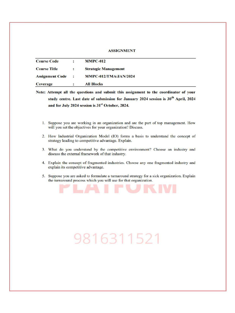MMPC 012 23-24 @assignment - Solved - IGNOU | PDF