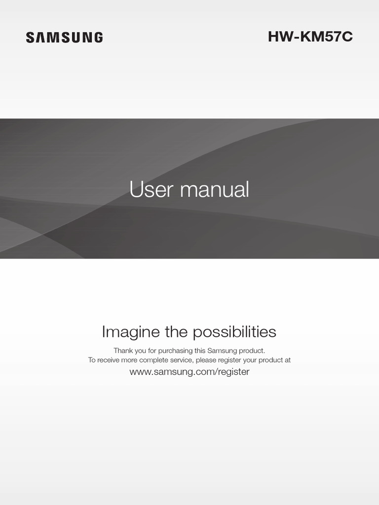 HW-KM57C ZC 170530 | PDF | Hdmi | Ac Power Plugs And Sockets