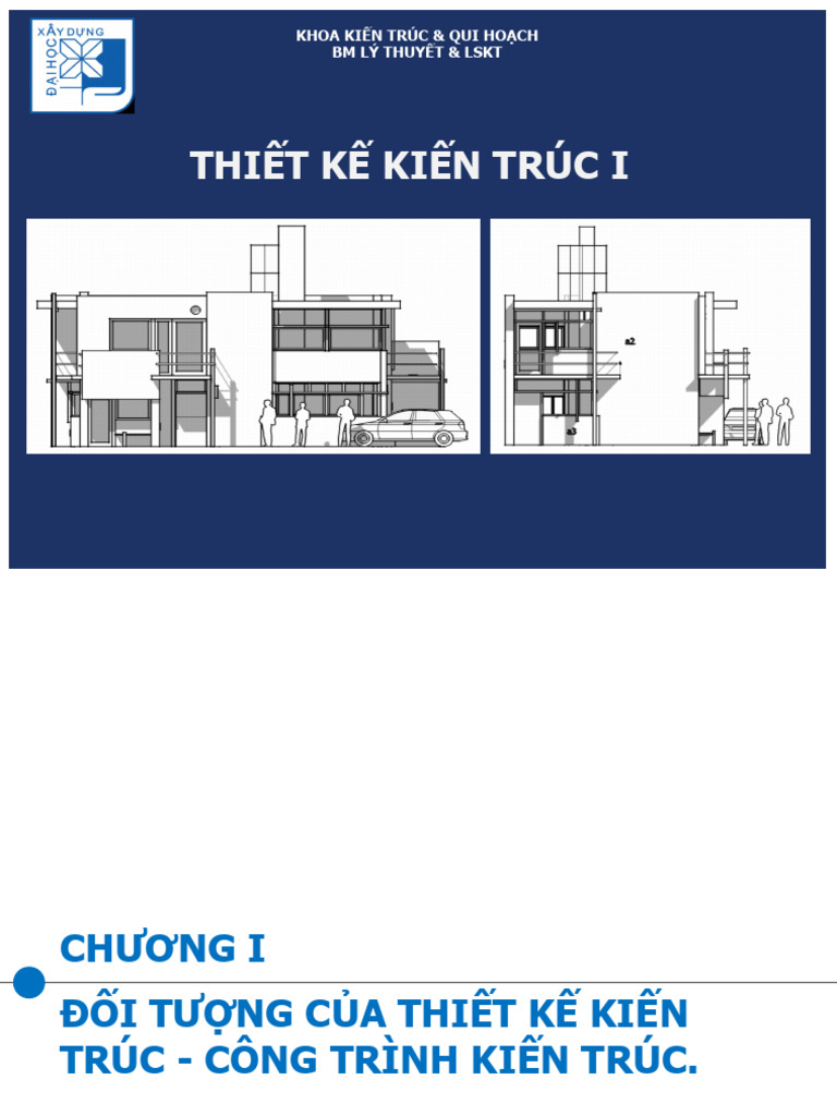 1.chuong 01. Doi Tuong Thiet Ke Kien Truc | PDF