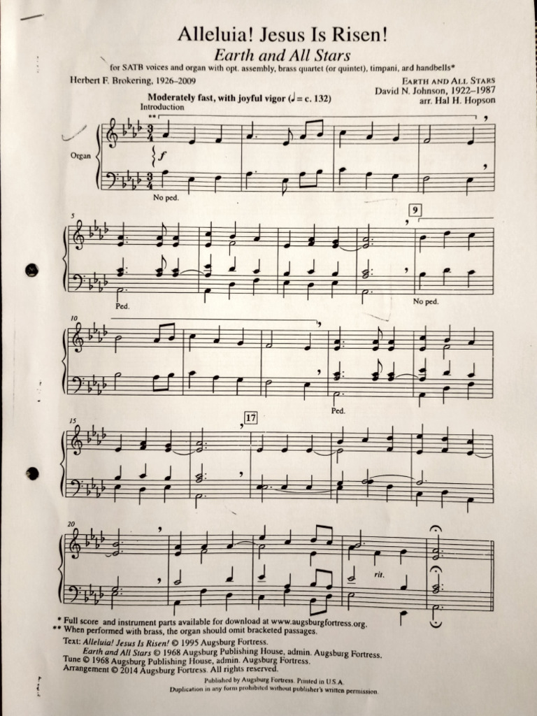 Alleluia Jesus Is Risen | PDF