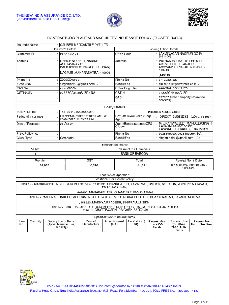 CMPL - Mp66zb8492 Insurance 24-25 | PDF | Insurance | Business Law