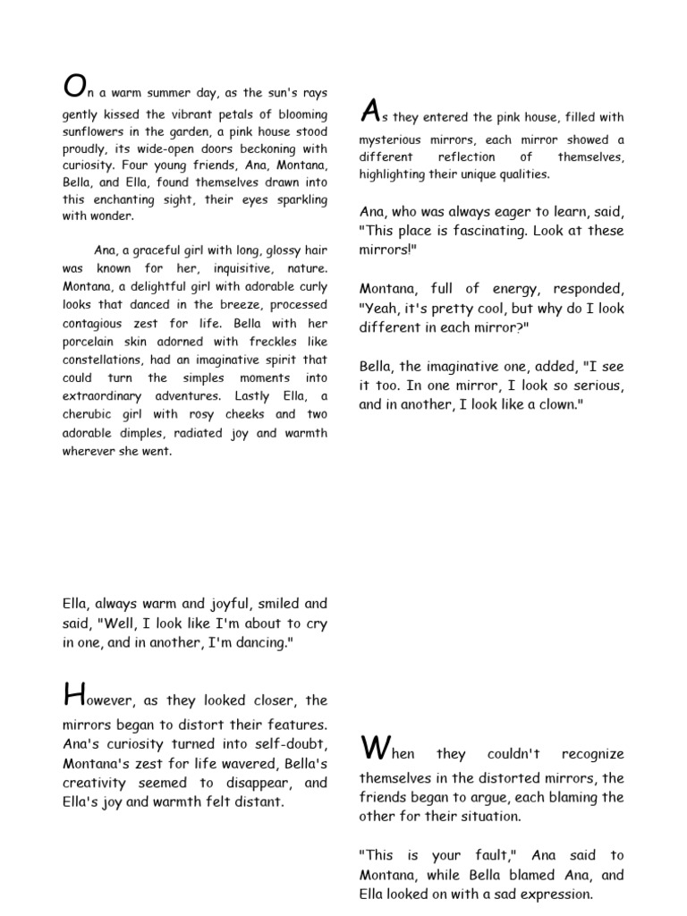 Creative Writing Story | PDF