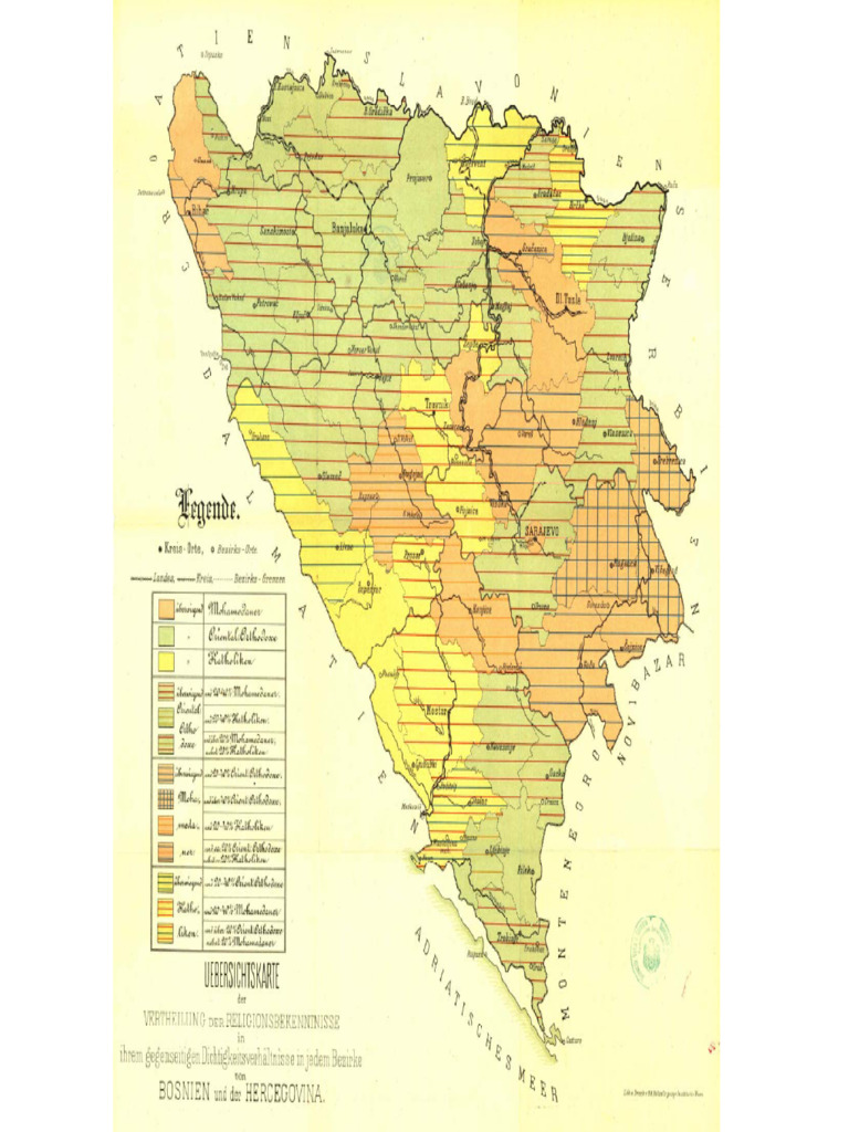 POPIS-BiH 1879. Karte | PDF