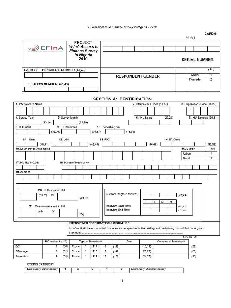 A2f 2010 Questionnaire | PDF | Transaction Account | Banks