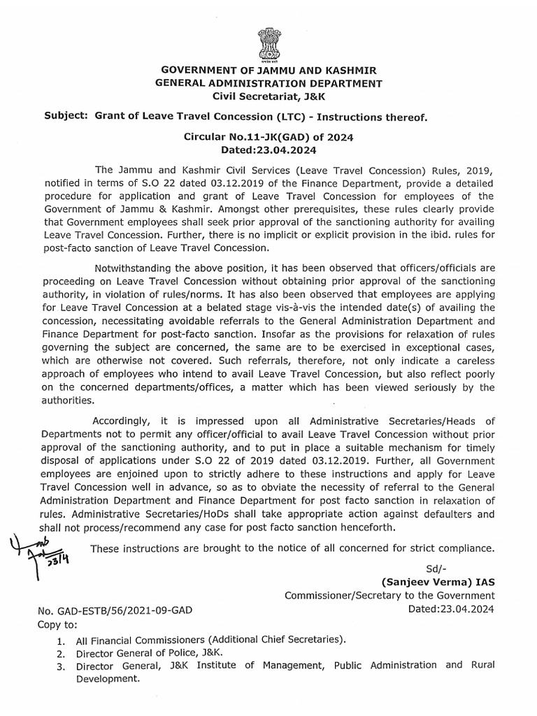 LTC Clarification | PDF
