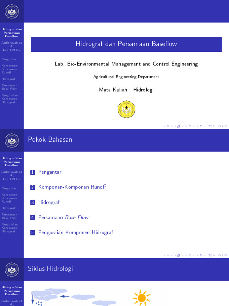 Analisis Hidrograf dan Base Flow | PDF