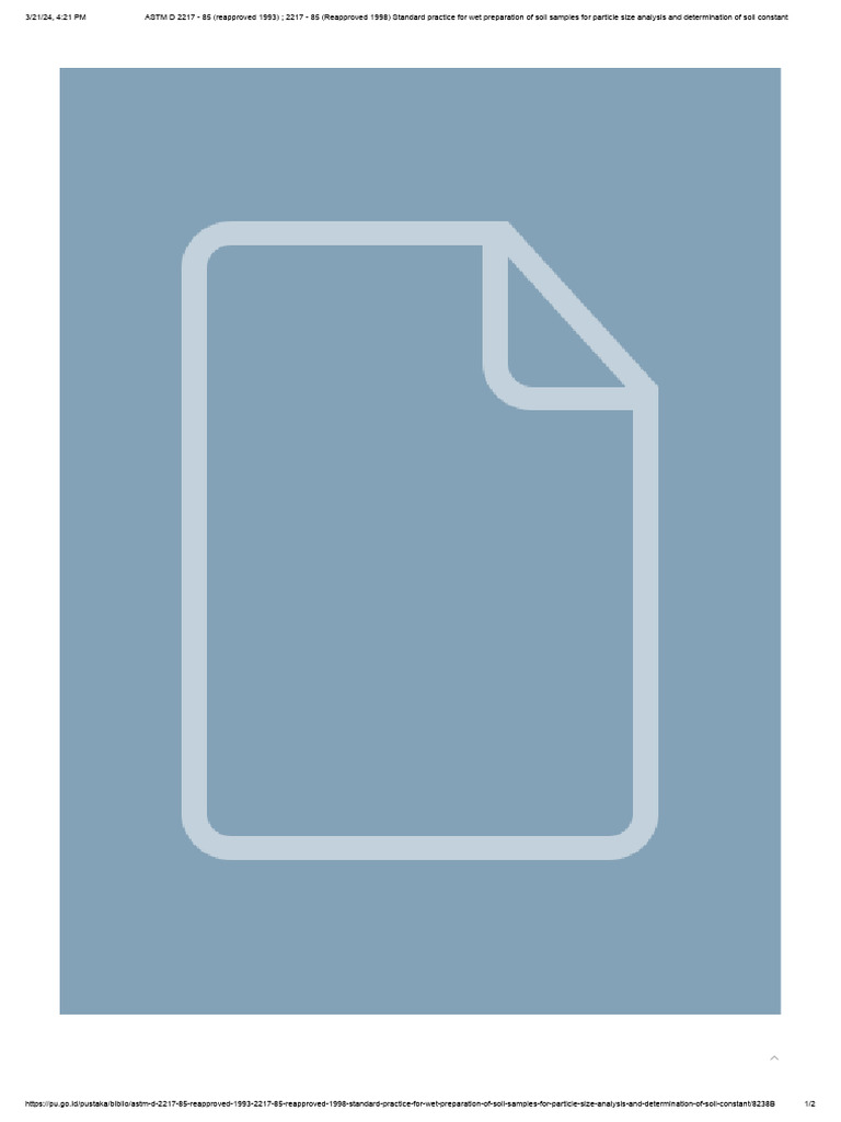 ASTM D 2217 - 85 (Reapproved 1993) 2217 - 85 (Reapproved 1998) Standard ...