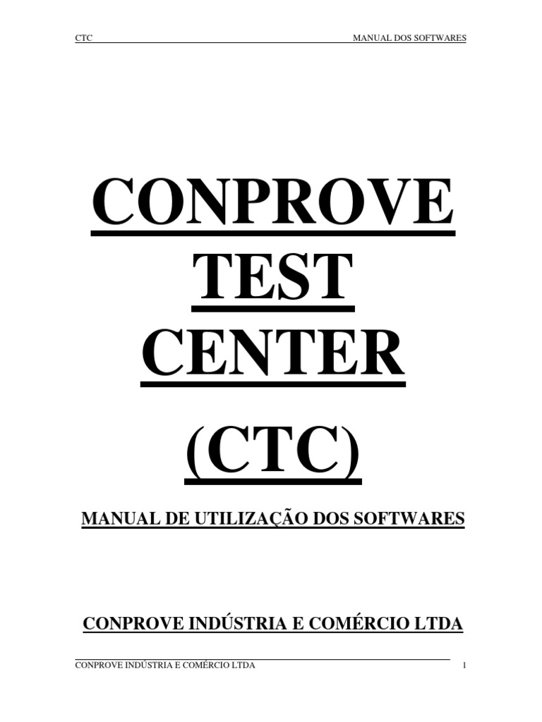 Manual CTC | PDF | Direitos Autorais | Programas