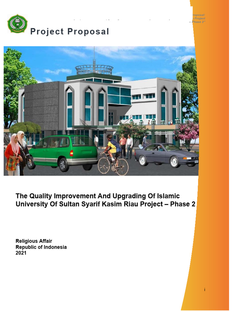 PROPOSAL - The Quality Improvement and Upgrading of Islamic University of Sultan Syarif Kasim ...
