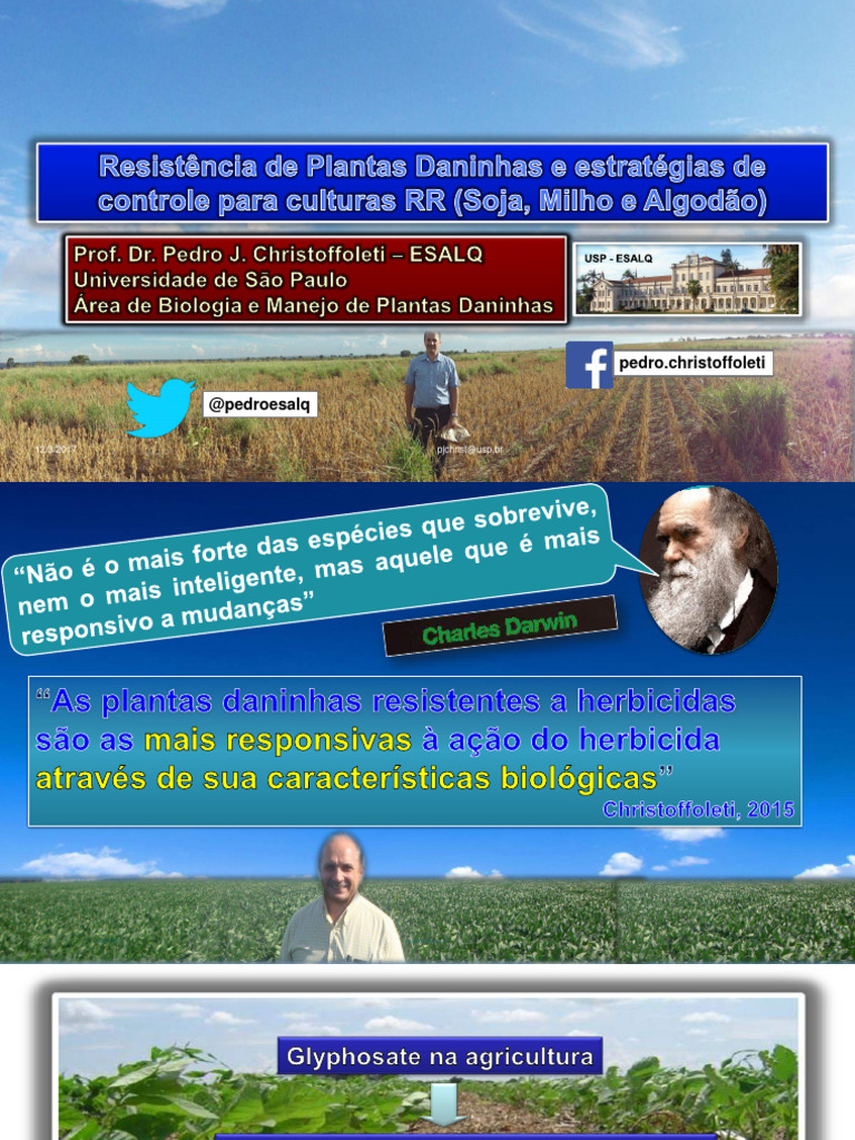 1 - Resistencia de Plantas Daninhas Pedro Christoffoleti - Compre | PDF ...
