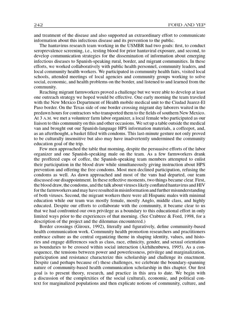 242 Ford and Yep | PDF | Empowerment | Dialogue
