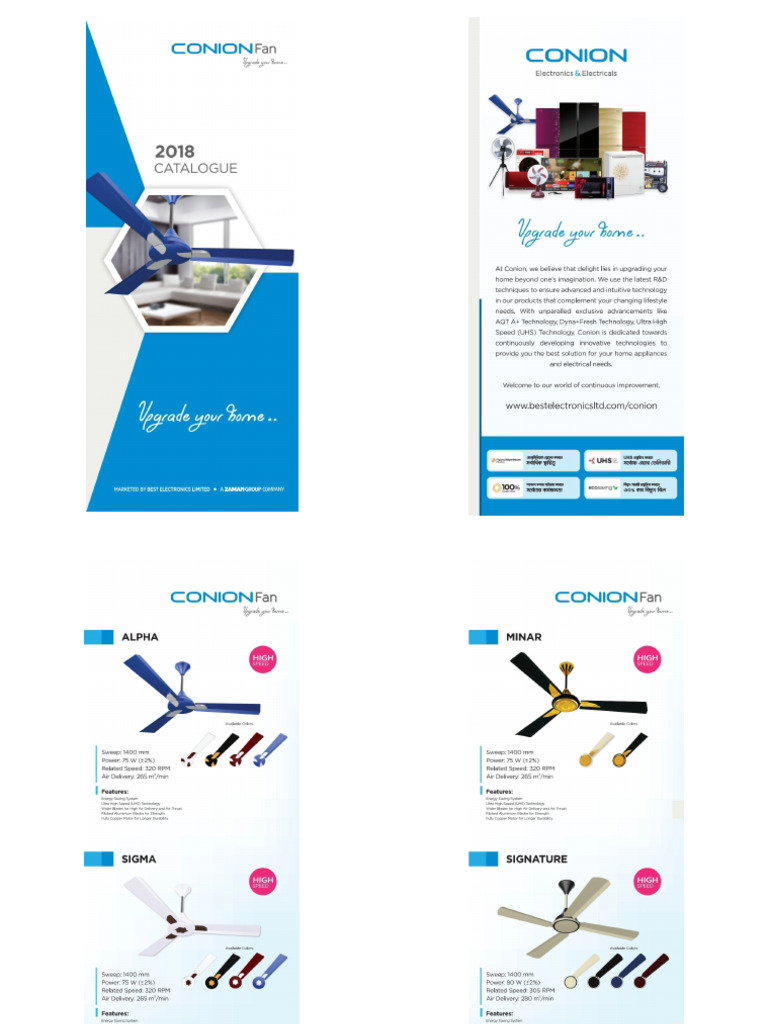 ITEM 12 Conion Fan Catalogue MHEDM Office Eqp | PDF