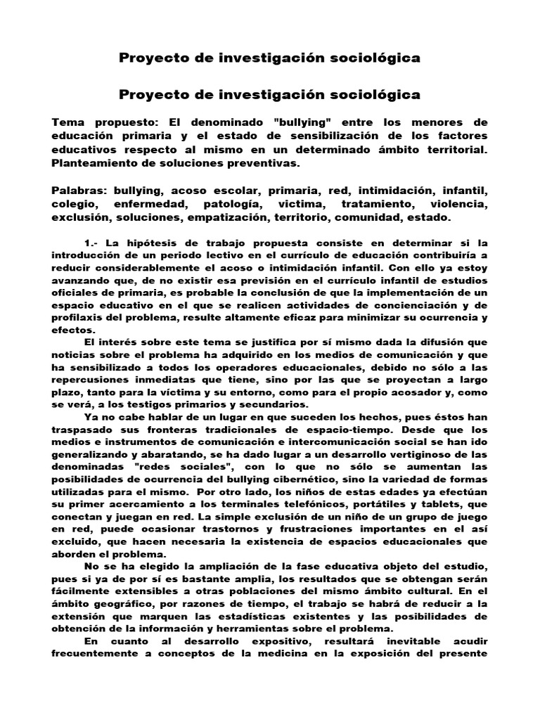 Bullying en Primaria: Prevención y Soluciones | PDF | Acoso cibernético ...