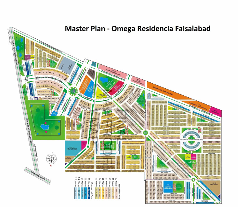 Master Plan Map Omega Residencia | PDF