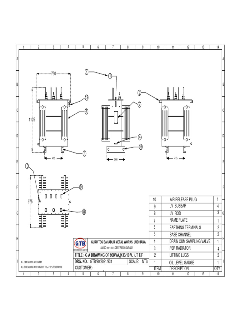 90 KVA-Model GA | PDF
