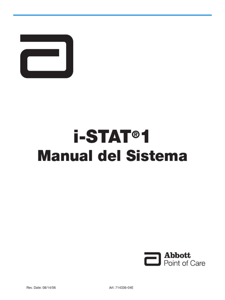 Abbott I Stat 1 MU | PDF | Software | Sangre
