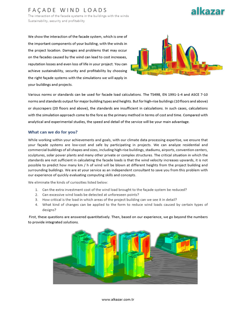 Facade Wind Load Analysis | PDF | Wound | Simulation