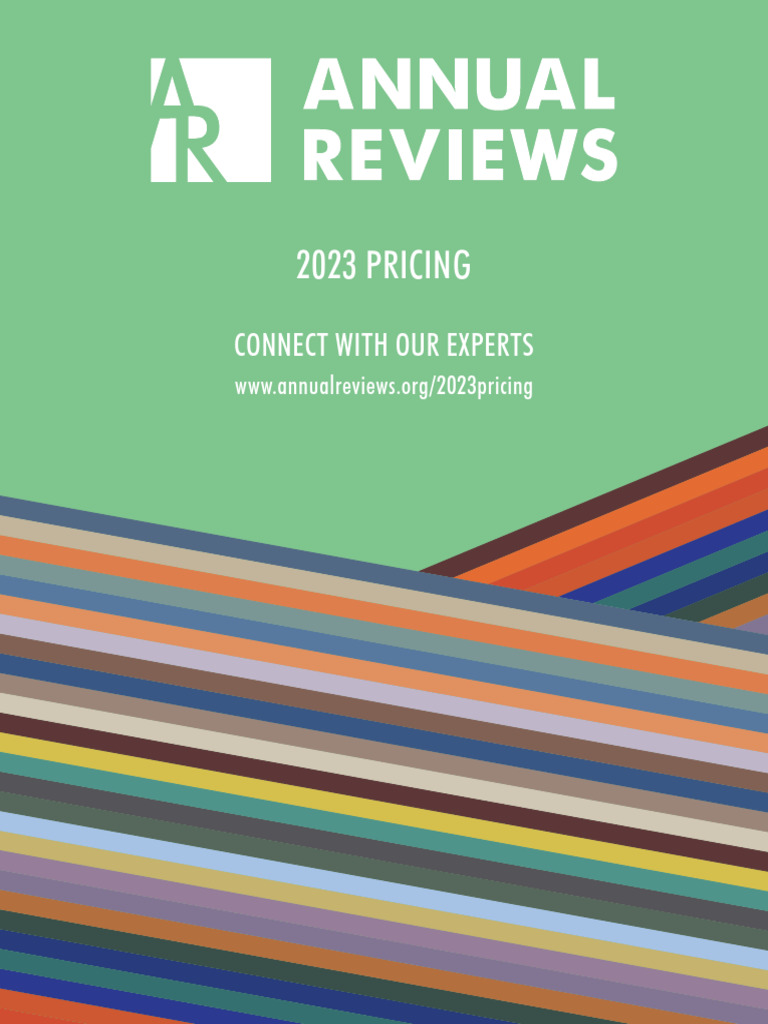 Annual Reviews Pricing Catalog 2023 Digital | PDF | Science ...