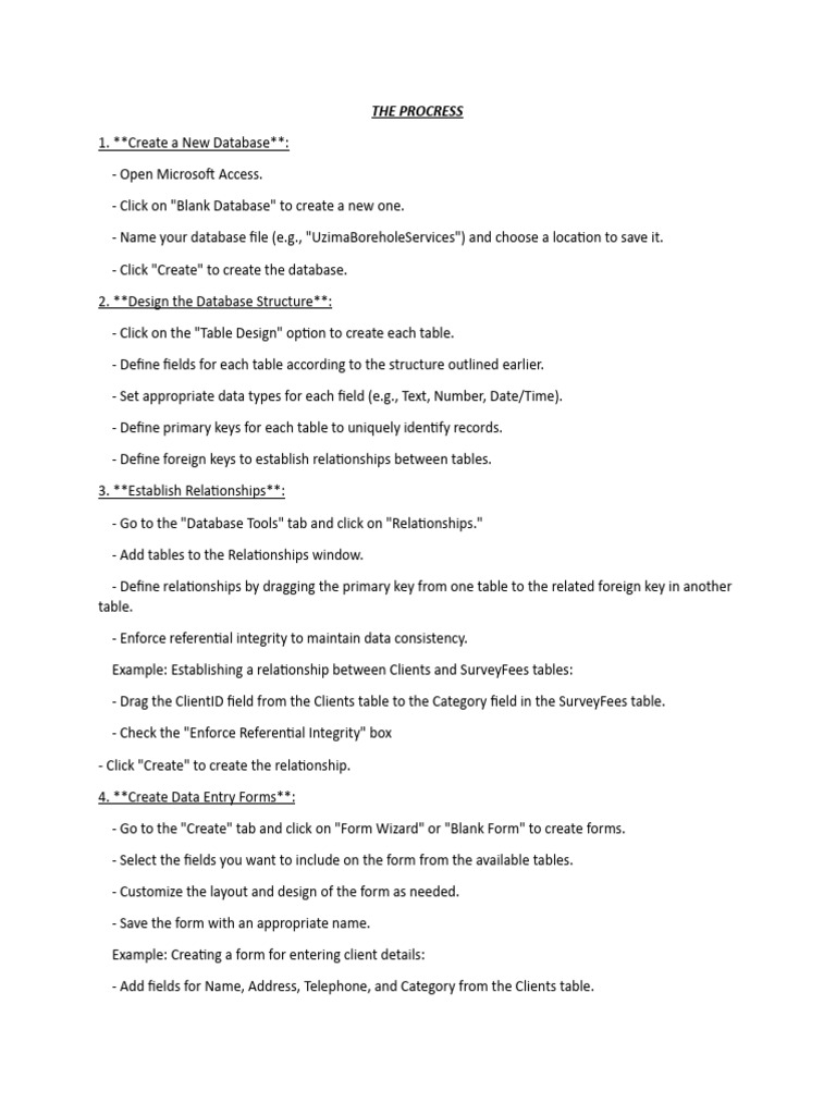 THE PROCRESS | PDF | Databases | Information Technology Management