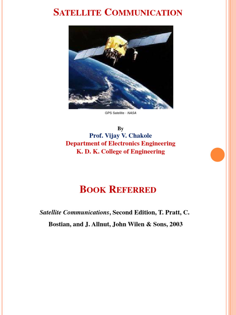 Sat Com Unit 1 | PDF | Orbit | Orbital Inclination