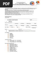 KK Profiling Form | PDF | Government