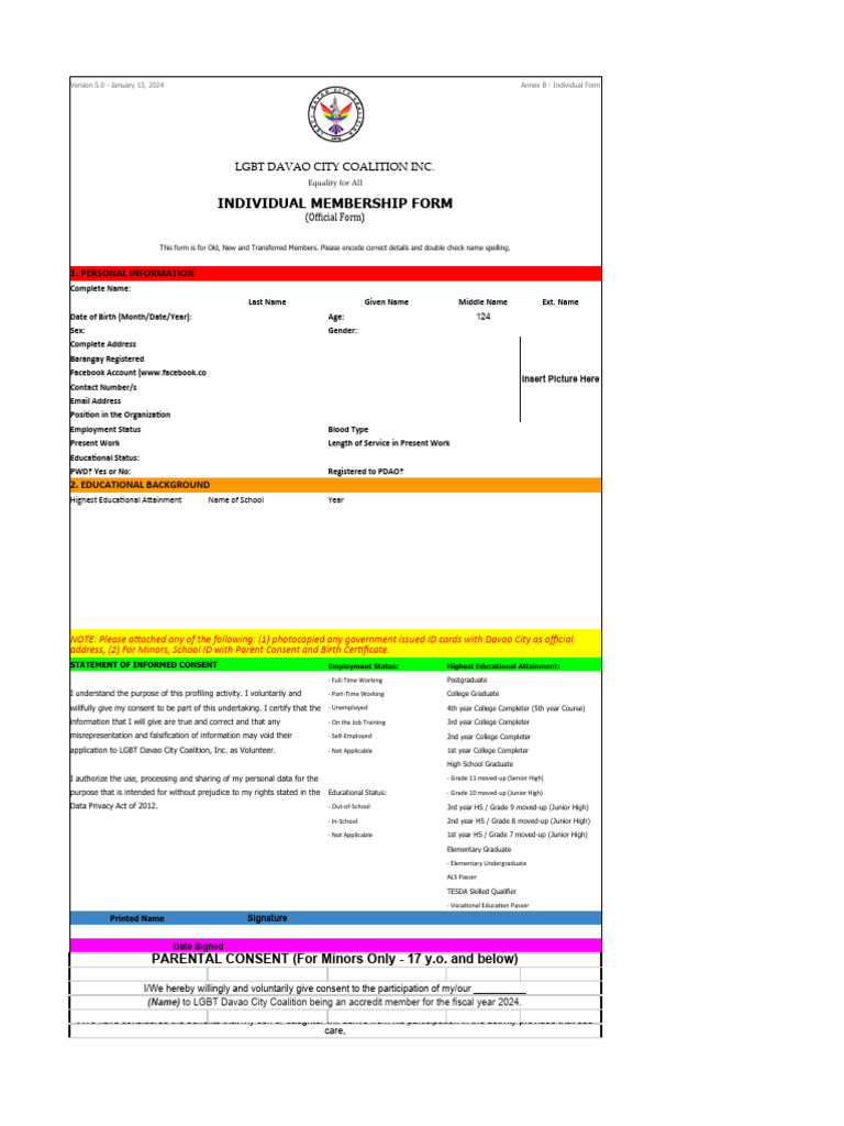 Membership Annex B 1 | PDF