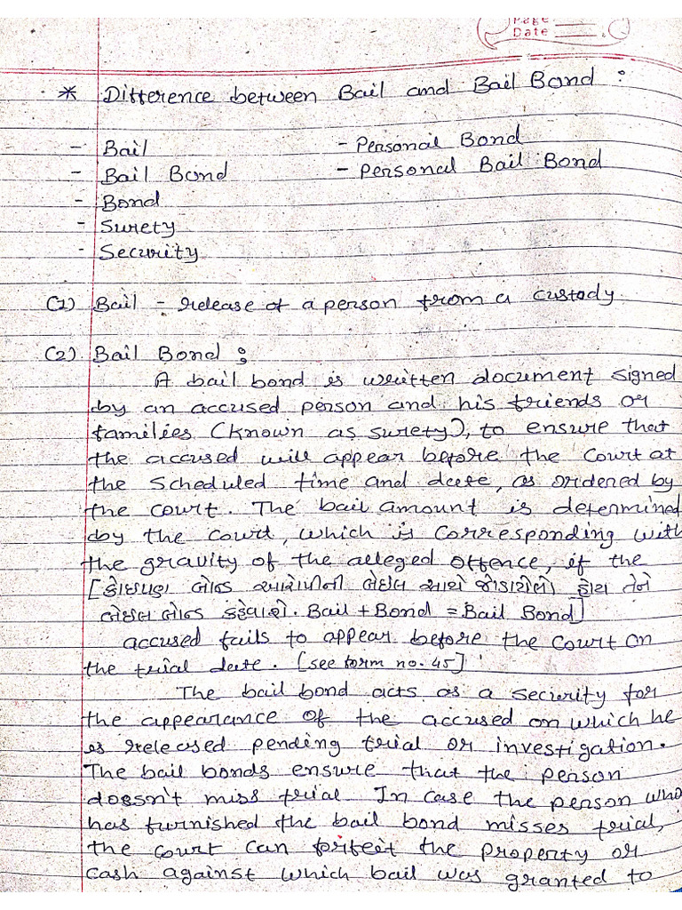 what is bail bonds | PDF