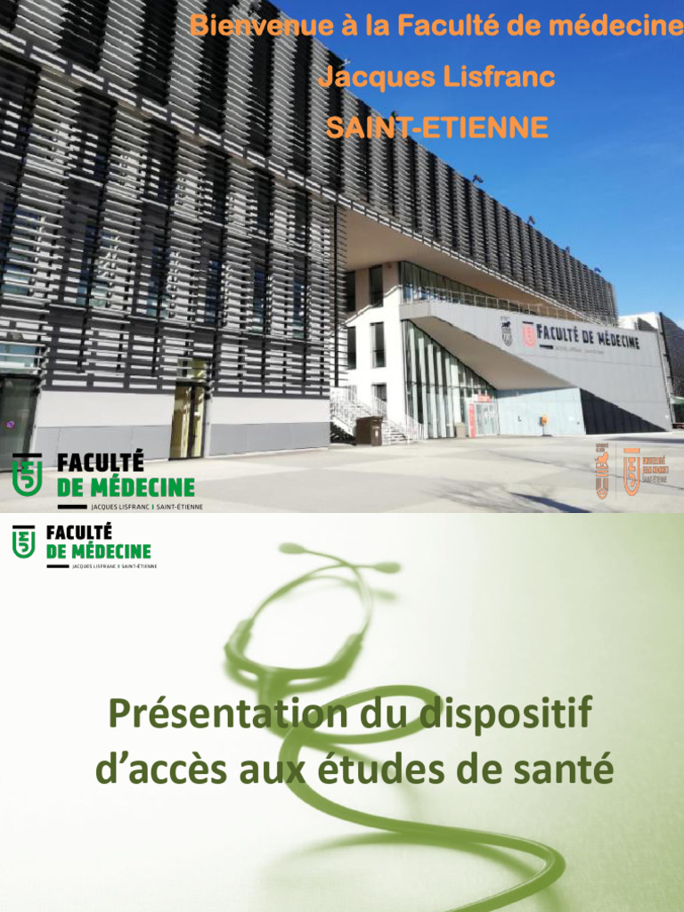 Accès aux Études de Santé à Saint-Étienne | PDF | Enseignement médical ...