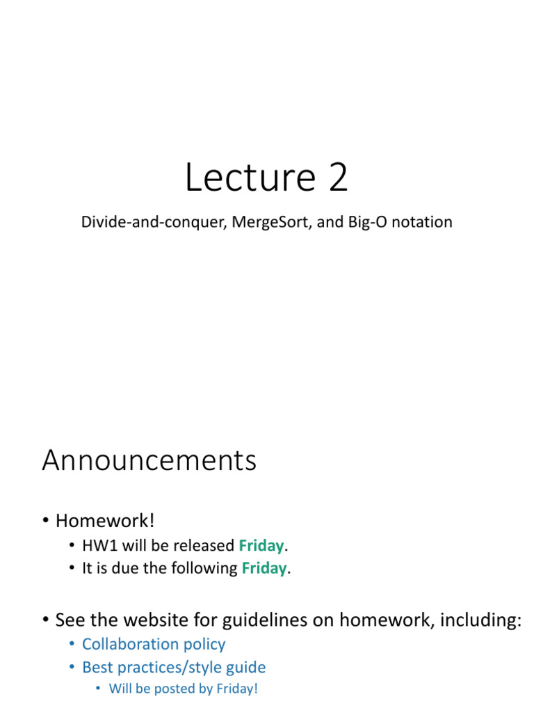Lecture2 Compressed Pdf Theoretical Computer Science Algorithms And Data Structures