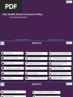 Star Health Assure One Pager | PDF | Deductible | Hospital