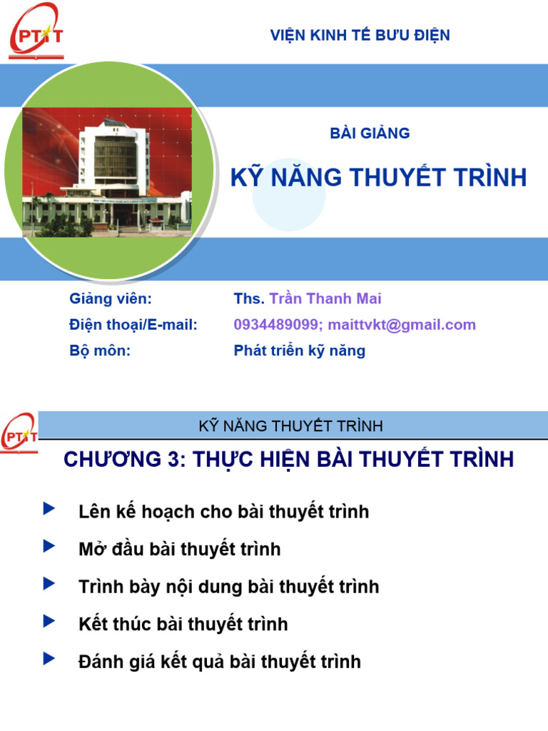 Ky Nang Thuyet Trinh (Chuong 3) | PDF