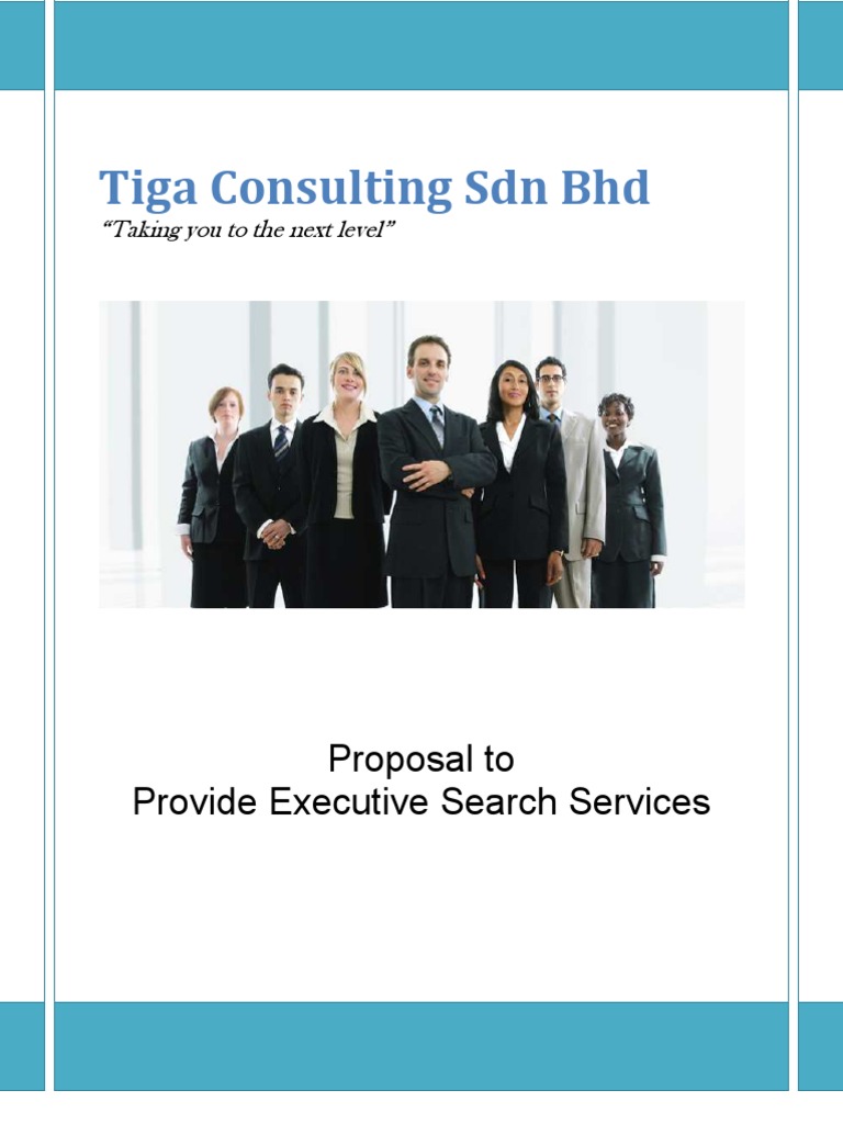 Proposal To Provide Executive Search Services | PDF | Recruitment ...