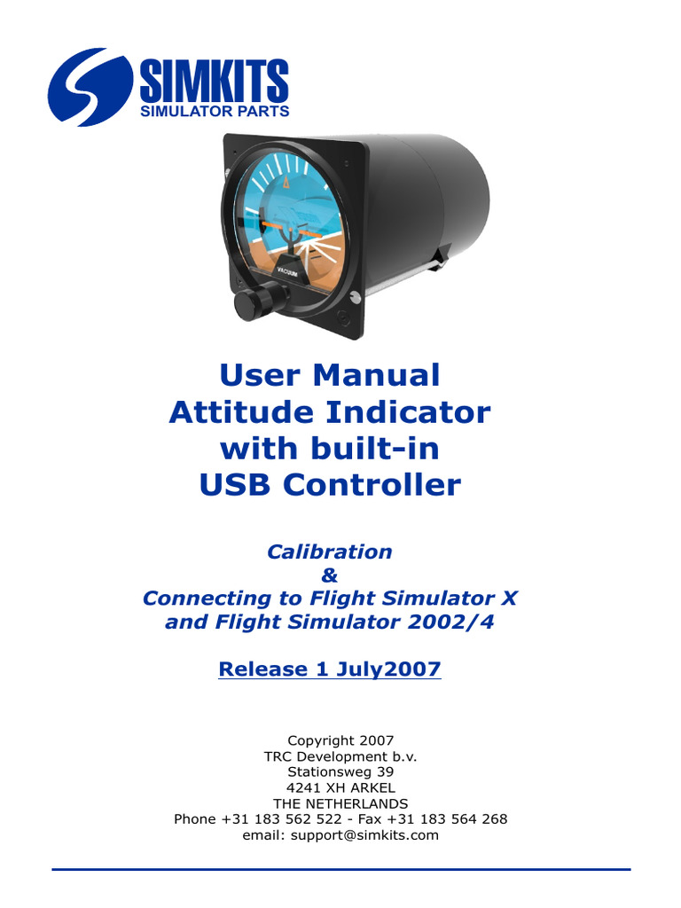 SimkitsUSBAttitudeSoftwareManual | PDF | Installation (Computer Programs) | Computer File