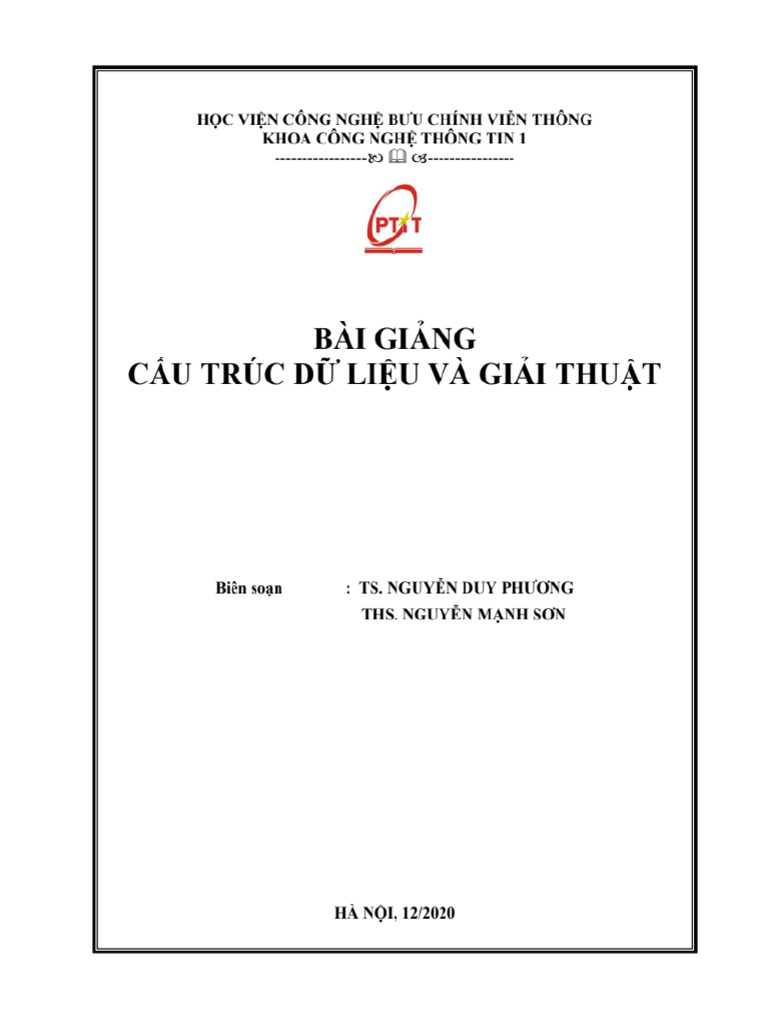 Baigiang CTDL GT 2020 1600 PDF - Gdrive.vip | PDF