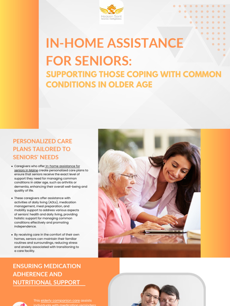 In-Home Assistance For Seniors Supporting Those Coping With Common ...