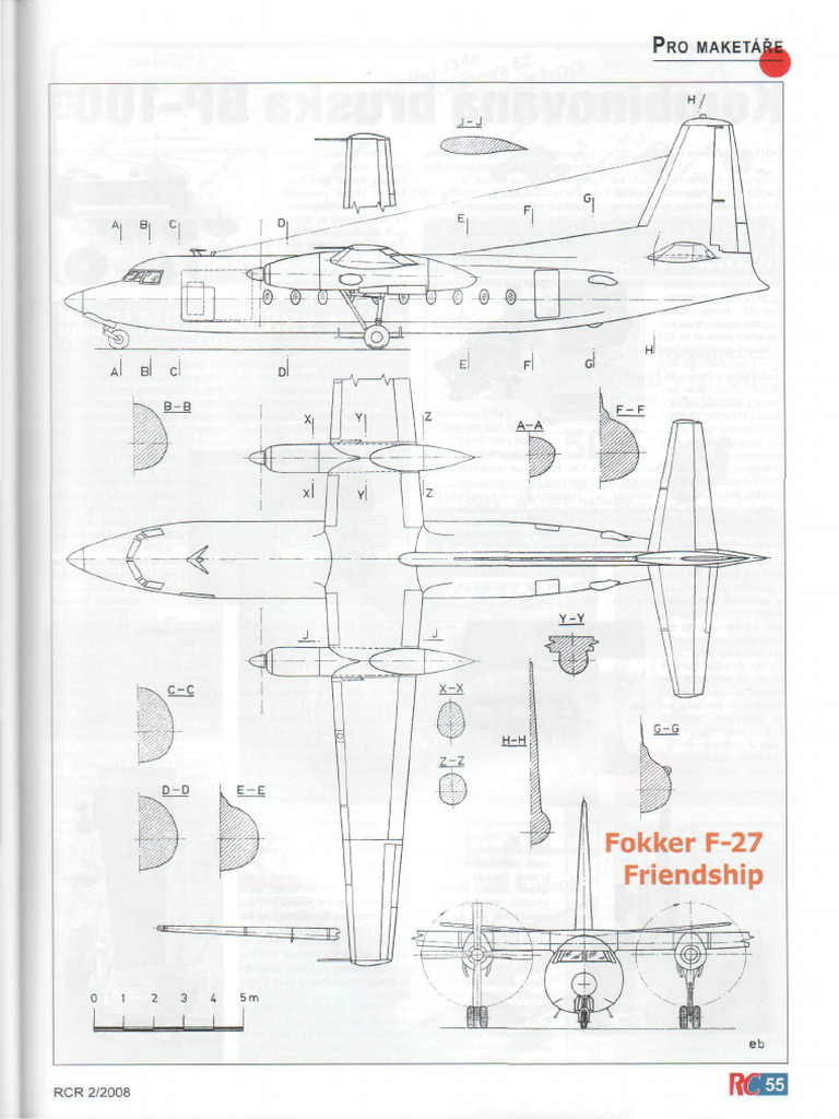 Fokker - F27 - Friendship - 3d Plan | PDF