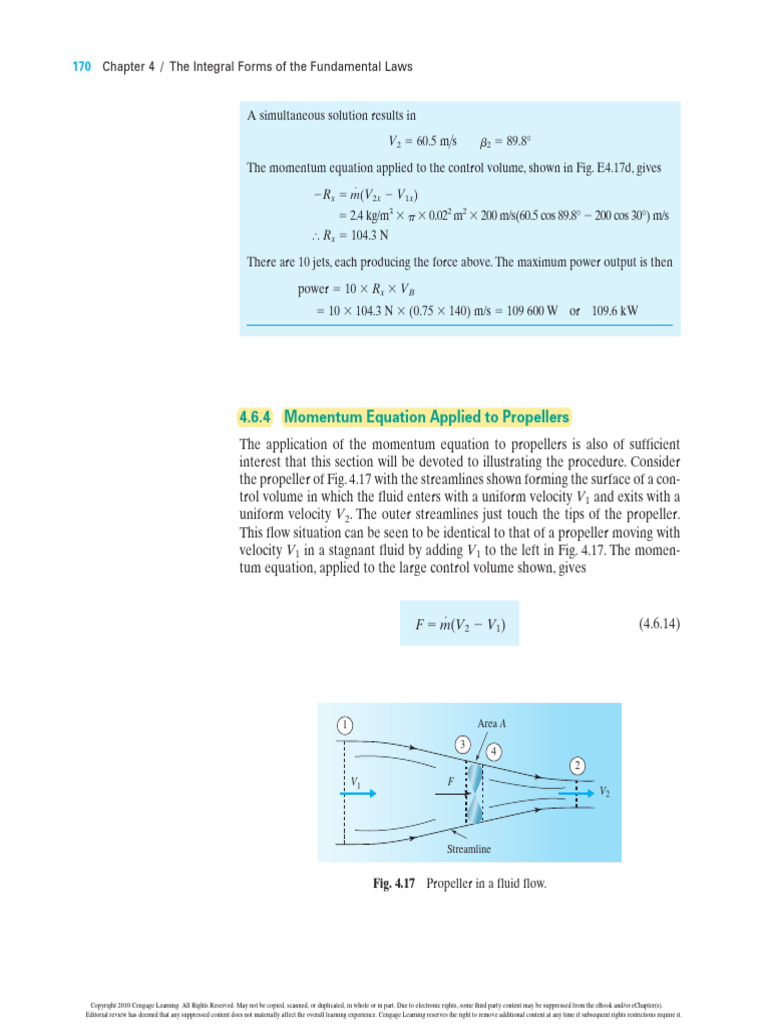Propeller Explain Pdf Momentum Fluid Mechanics