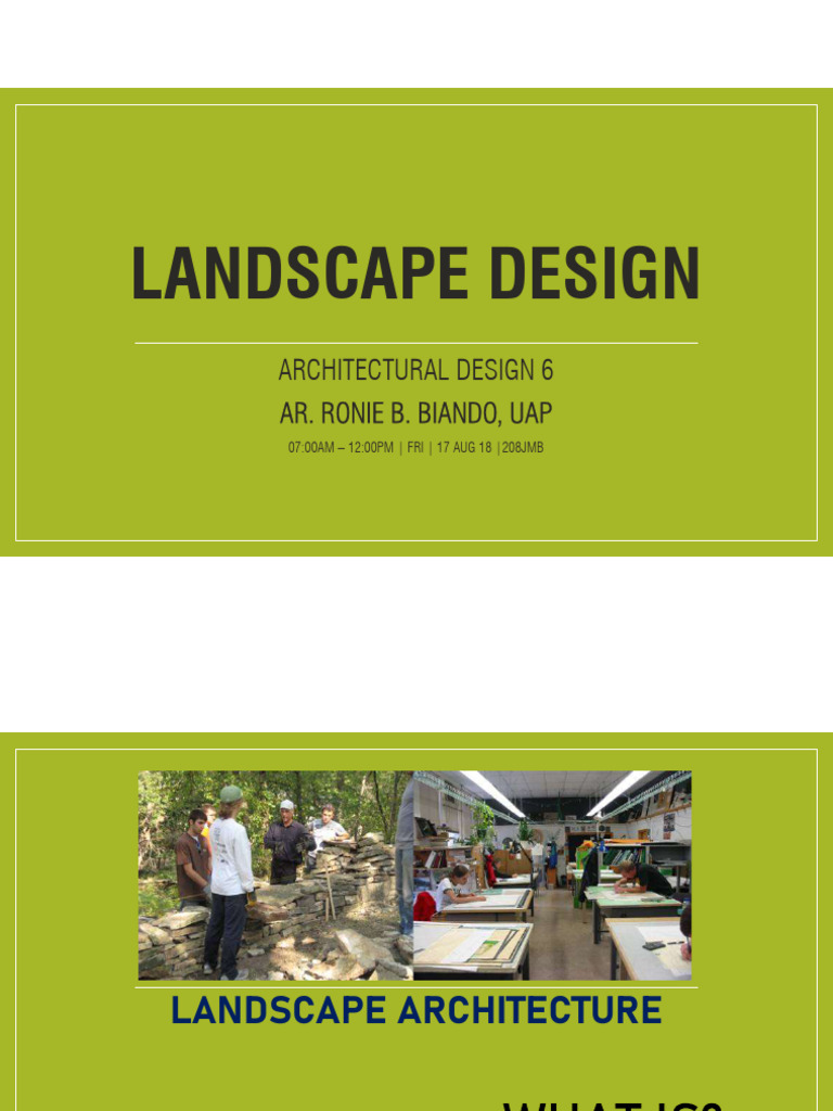 Landscape Design | PDF | Lighting | Masonry