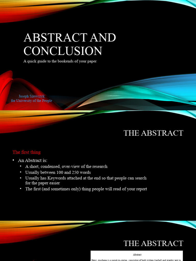 ENGL1102.U6.Abstract and Conclusion - JS | PDF | Computer Mediated ...