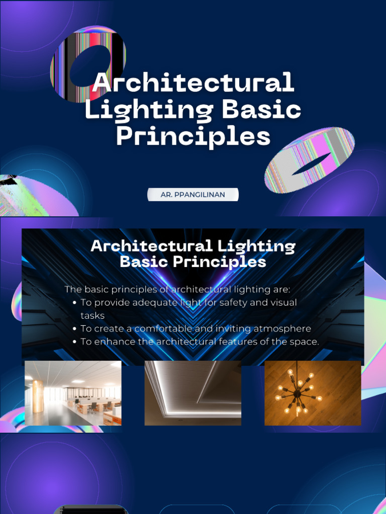 Basic Principles of Architectural Lighting | PDF | Lighting | Color