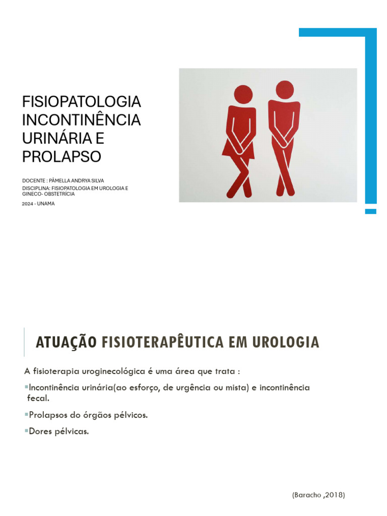 AULA 2 - IU E PROLAPSO | PDF | Micção | Urologia