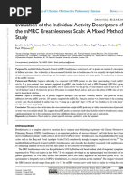 MRC Breathless Scale | PDF | Chronic Obstructive Pulmonary Disease ...