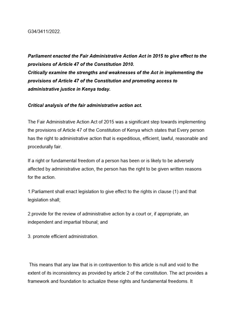 Administrative Law Assignment | PDF | Judicial Review | Administrative Law