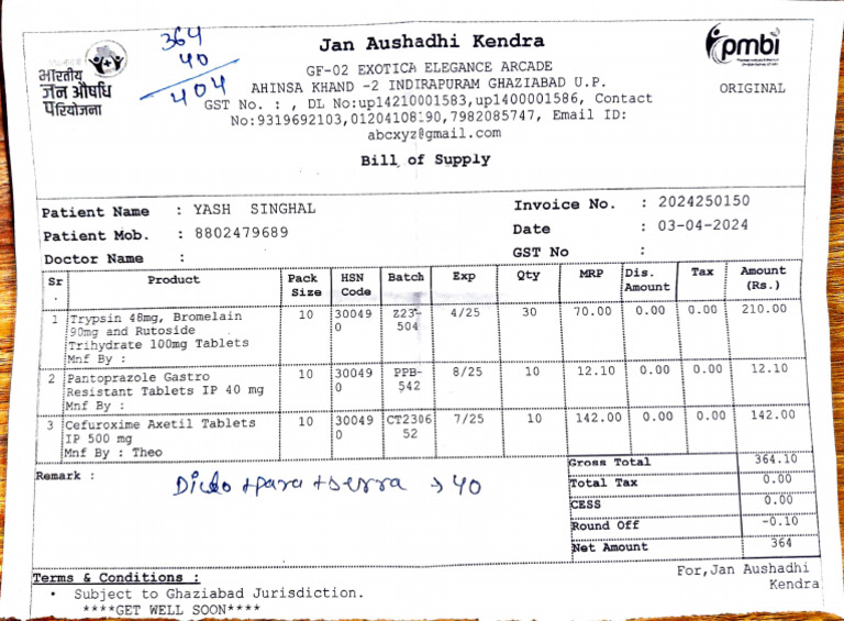 Pharmacy Bill | PDF | Narendra Modi | Taxes