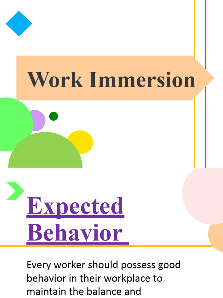 Work Immersion PDF | PDF | Employment | Safety