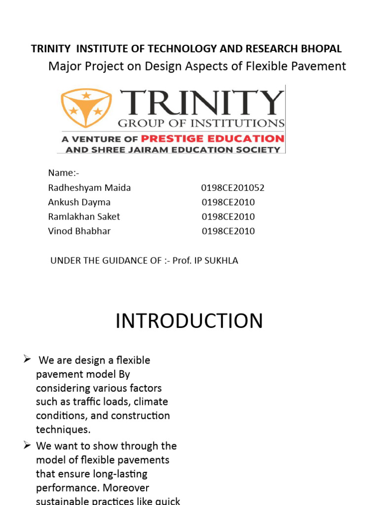 Flexible Pavement Design Project Overview | PDF | Road Surface | Civil ...