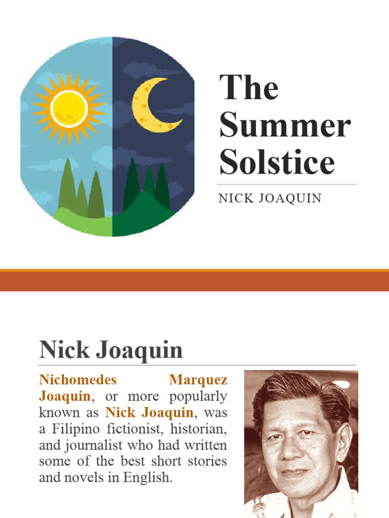 Summer Solstice by Nick Joaquin | PDF