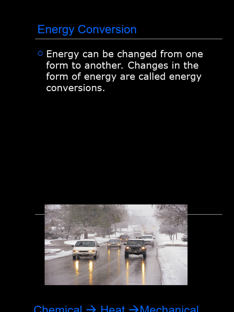 Energy Conversions: Kinetic and Potential | PDF